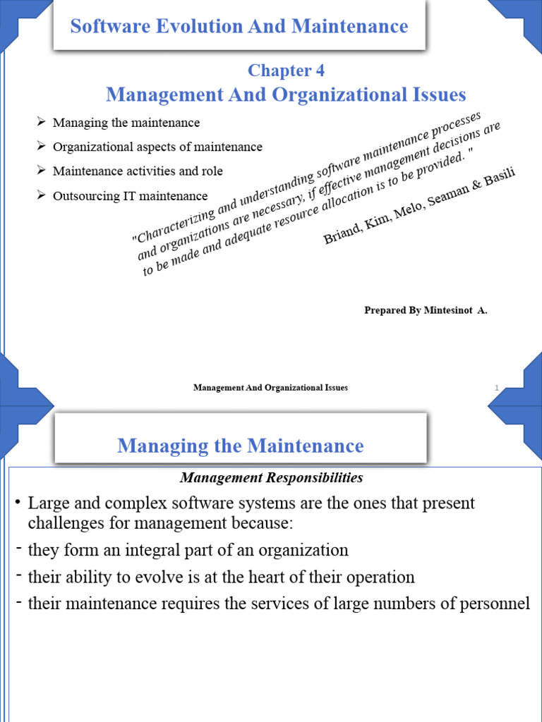 CH-4-Management and Organizational Issues | PDF | Outsourcing | Computing