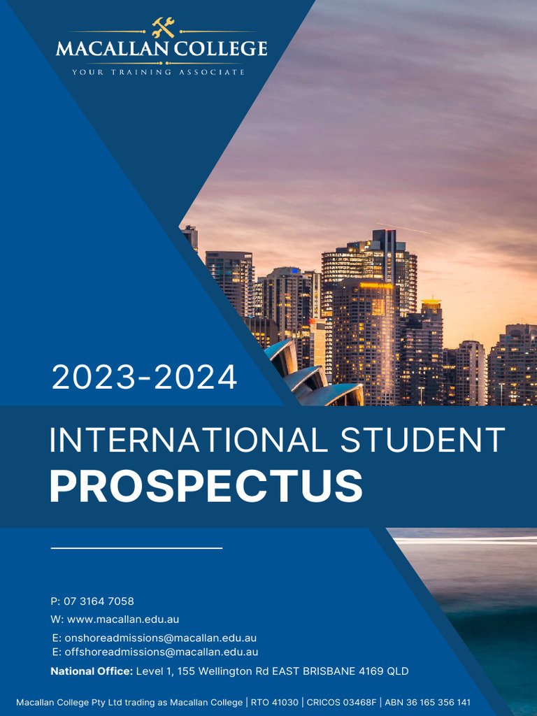 International Student Prospectus 2023 2024 | PDF | Vocational Education ...
