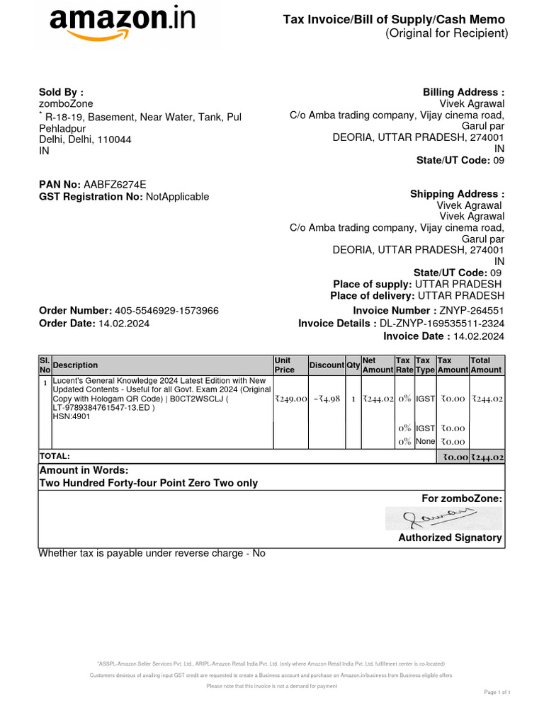 Invoice Reader | PDF | Invoice | Economies