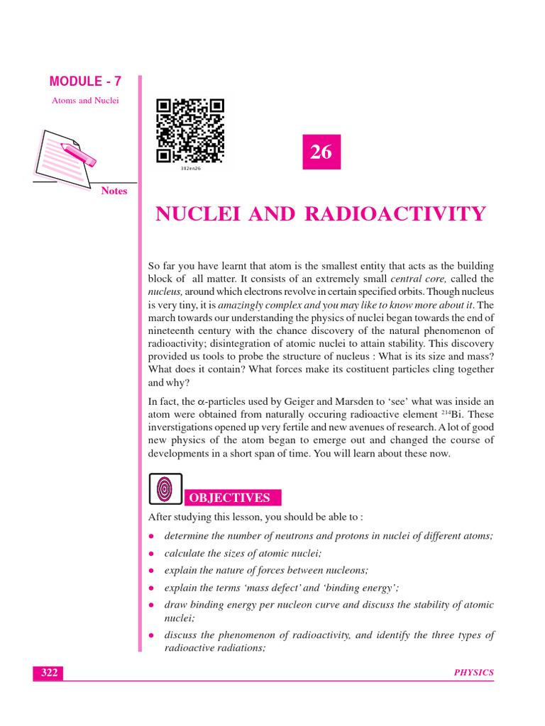 312_Physics_Eng_Lesson26 | PDF | Atomic Nucleus | Neutron