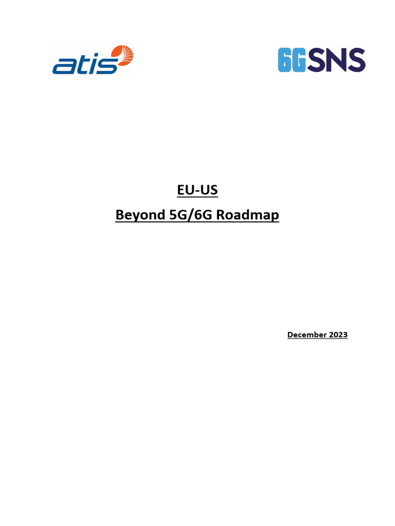 Eu Us Aligned 6g Roadmap Joint Paper | PDF | Sustainability | Cloud Computing