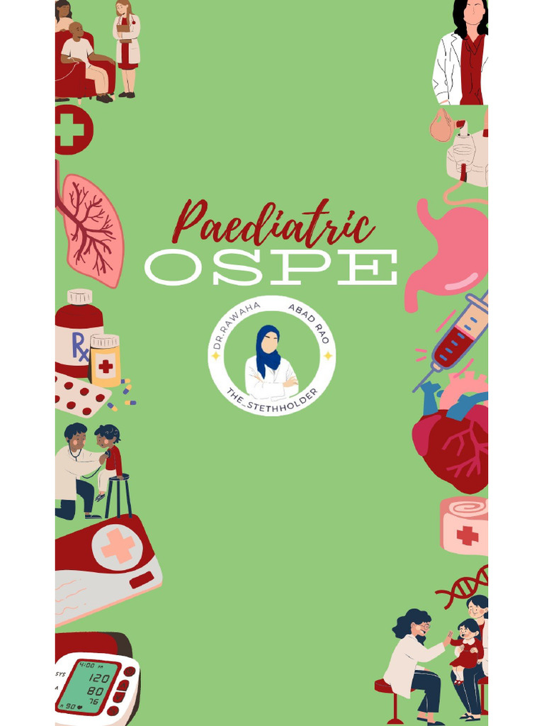 Chapter Wise Paeds Ospe Compiled by DR - Rawaha Abad | PDF