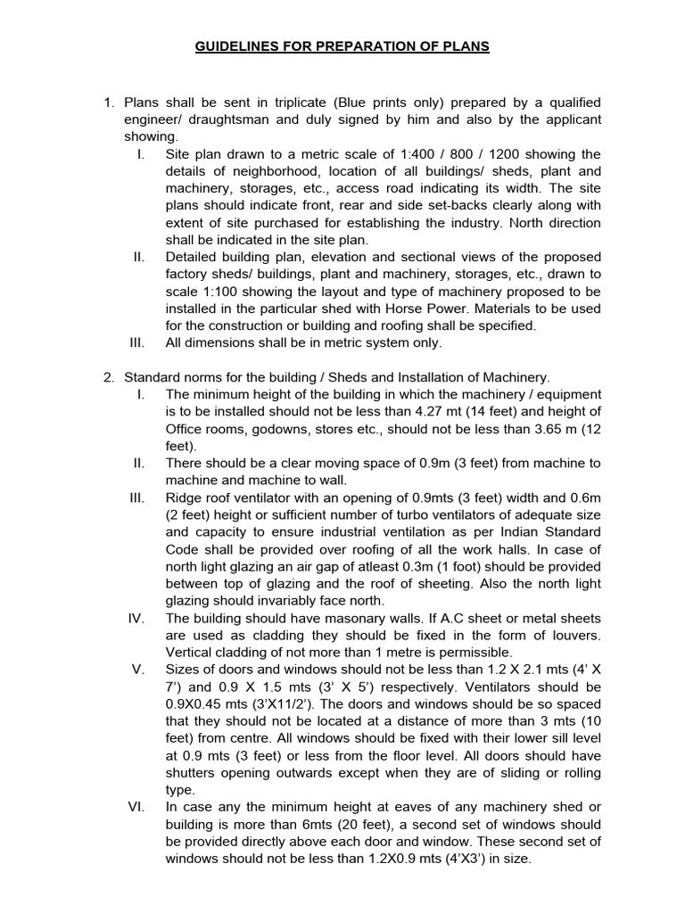 Plans Guidelines | PDF | Window | Door