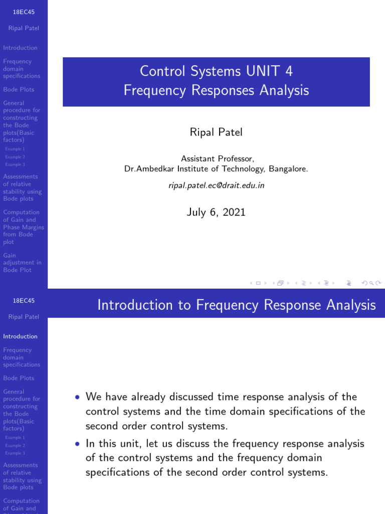 Control Systems Unit4 | PDF | Control Theory | Classical Mechanics
