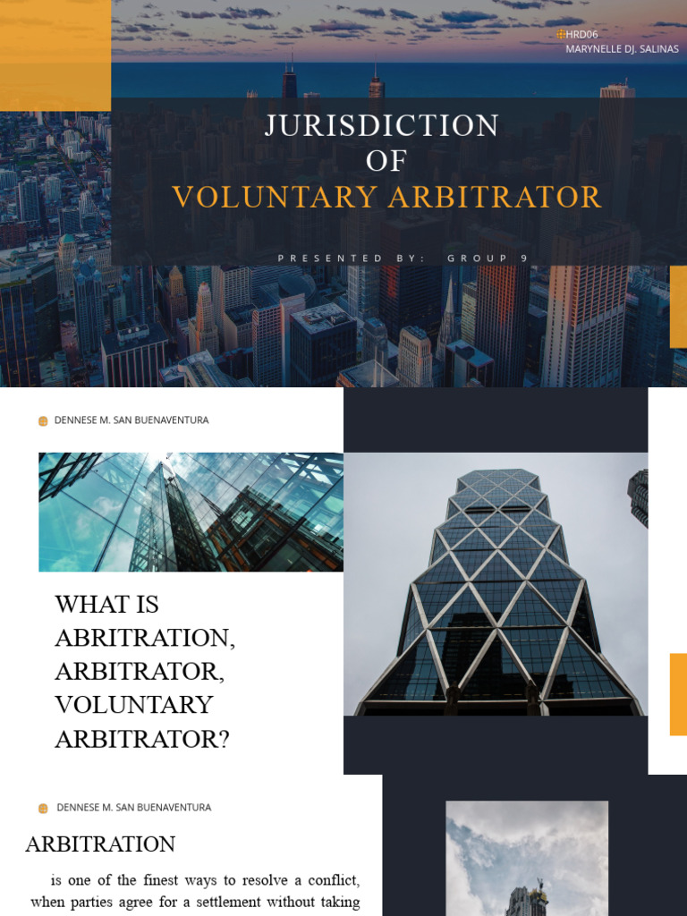 Jurisdiction of Arbitrator | PDF | Arbitral Tribunal | Arbitration