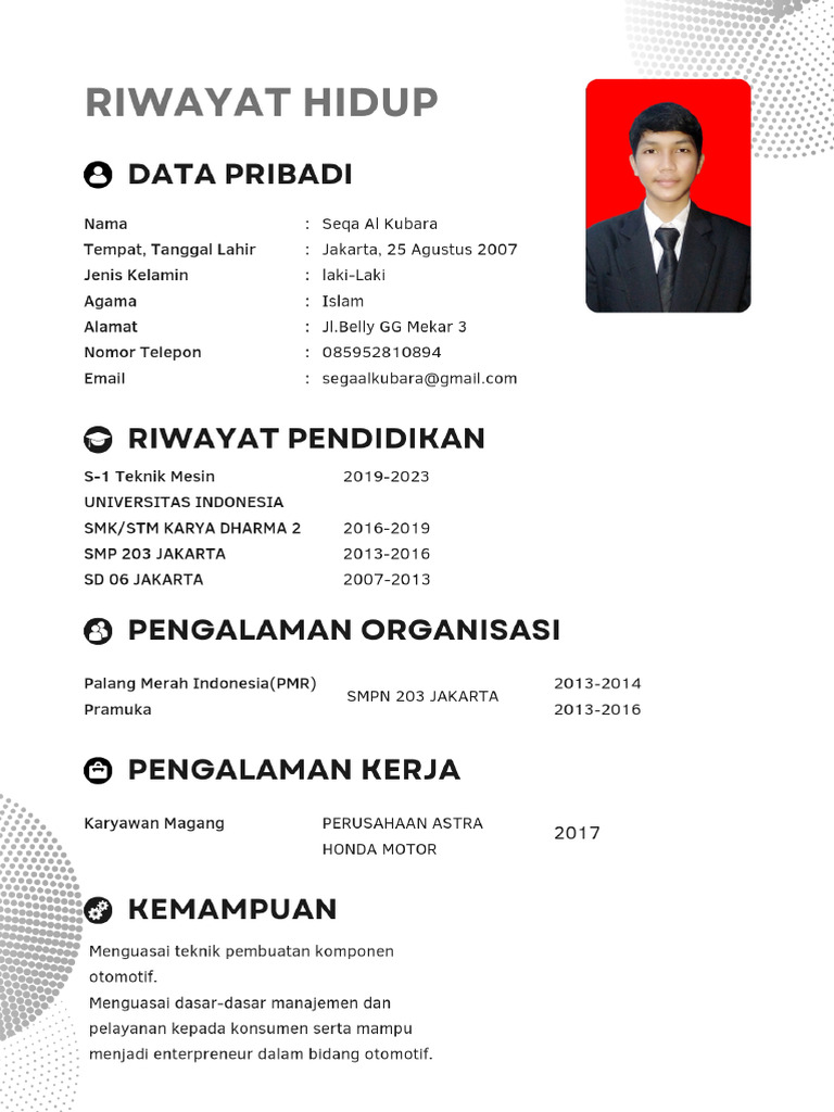 Contoh CV | PDF