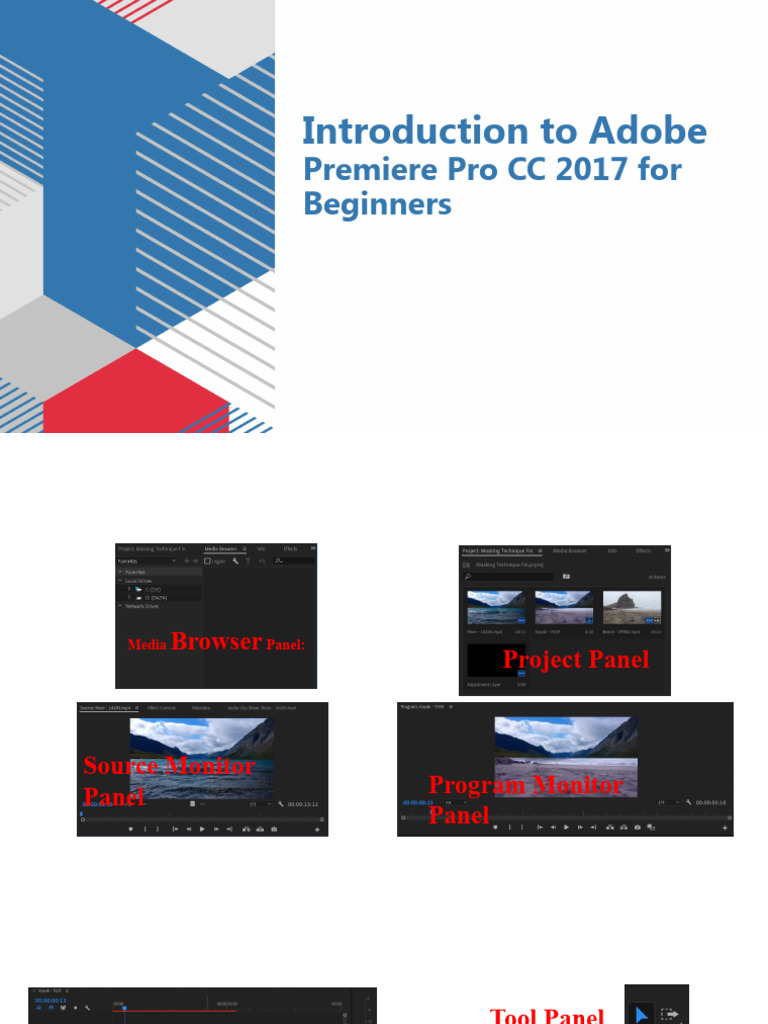 Introduction To Adobe Premiere Pro CC 2017 | PDF | Keyboard Shortcut ...