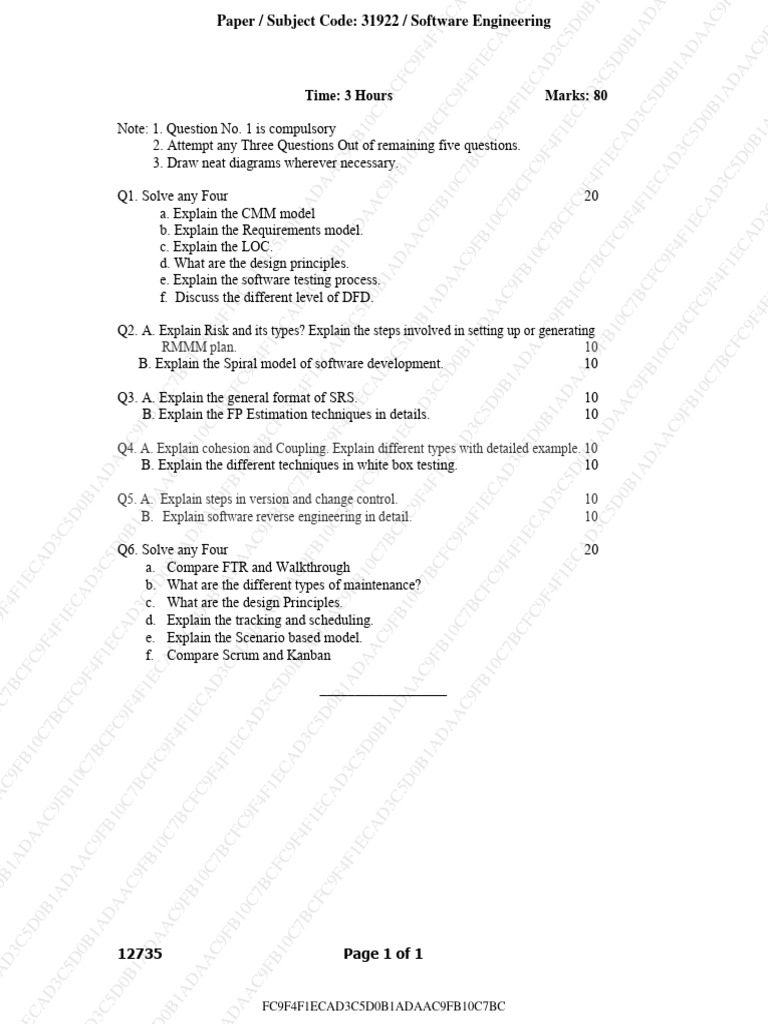 CMPN Sem V Se Dec 2022 | PDF | Computing | Computer Science