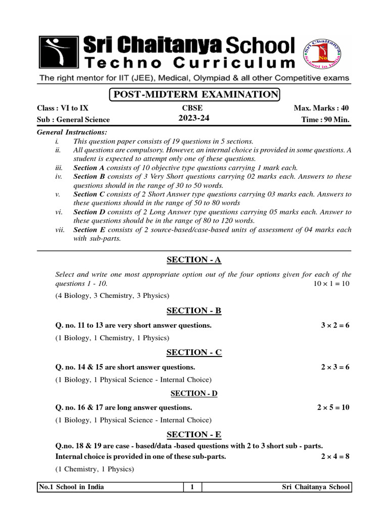 Bio 120 Mock Midterm Exam Guide | PDF | Teaching Methods & Materials