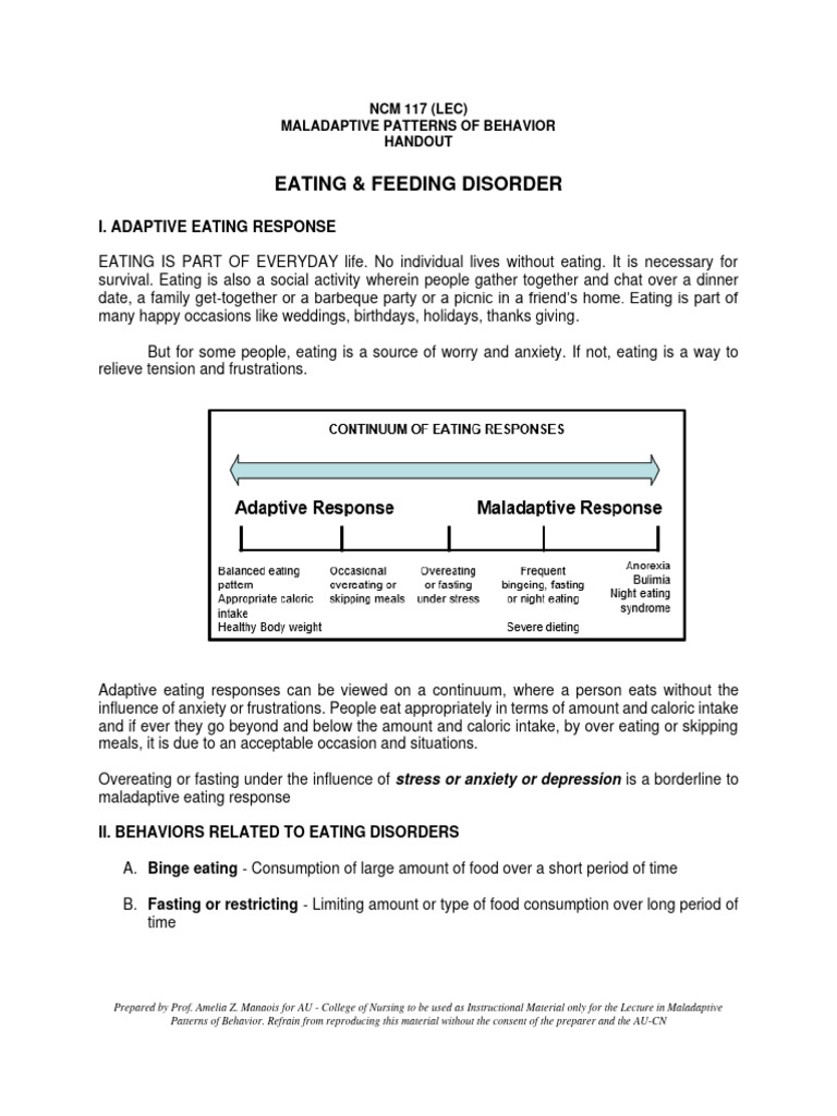 Anorexia Nursing Care Plan Overview | PDF | Anorexia Nervosa | Eating