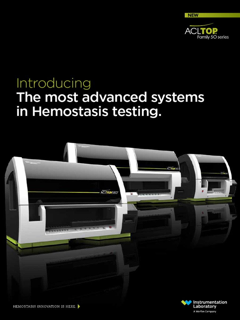 ACL TOP50 Series_EN | PDF | Automation | Assay