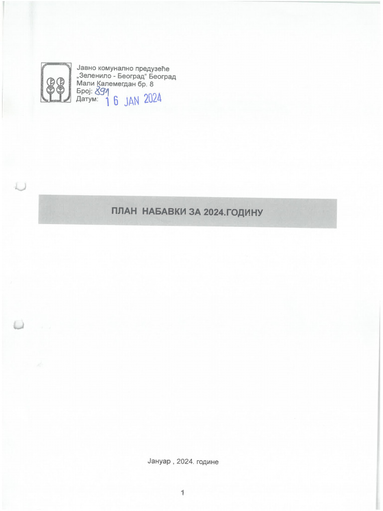 Plan 2024 | PDF