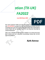 ACCA Taxation Cheat Sheet Overview | PDF | Taxes | Value Added Tax