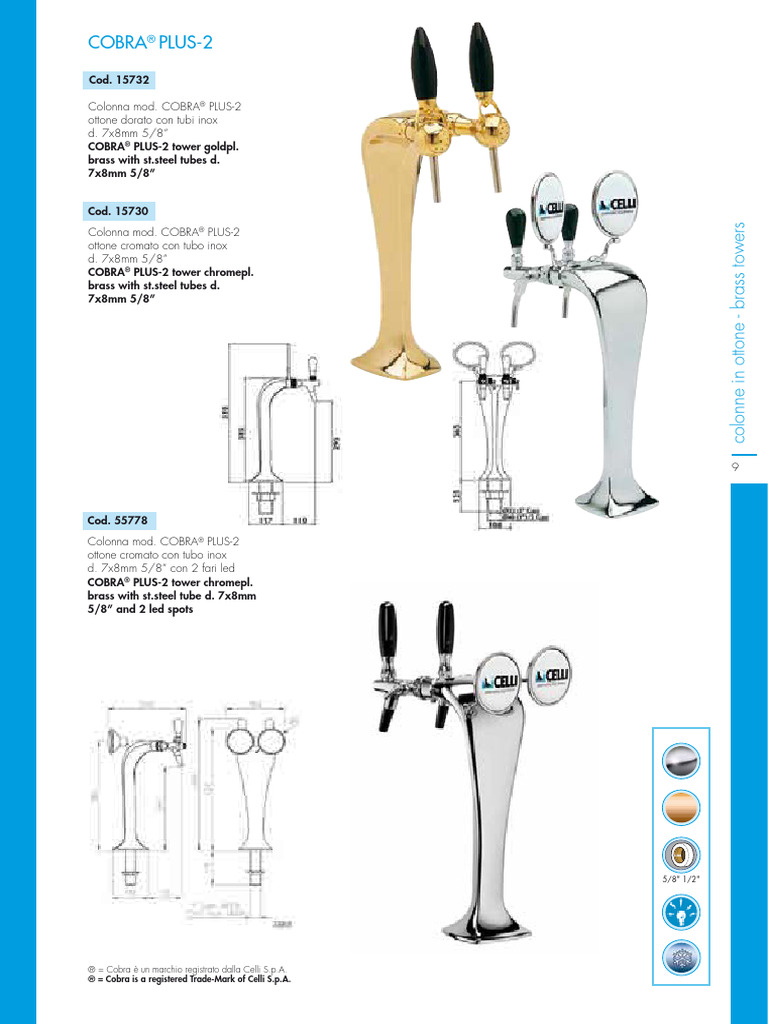 Celli-beer-dispense-towers-Cobra Plus-2 | PDF | Art