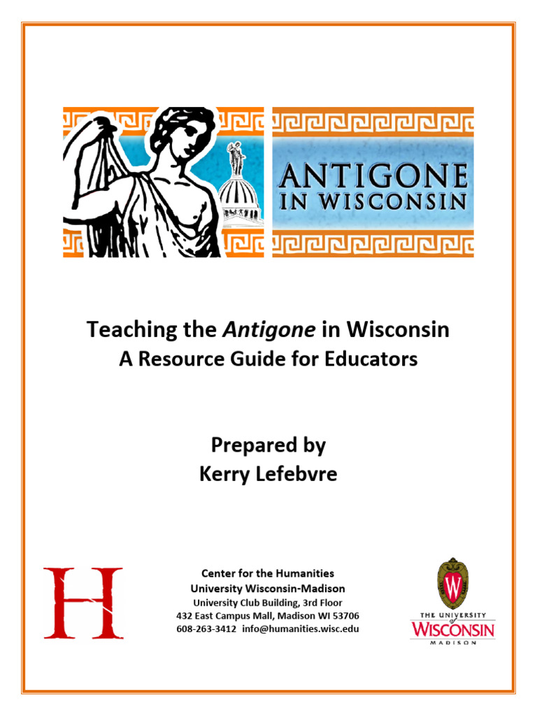 Antigone - Teaching Resource Guide | PDF | Greek Tragedy | Sophocles