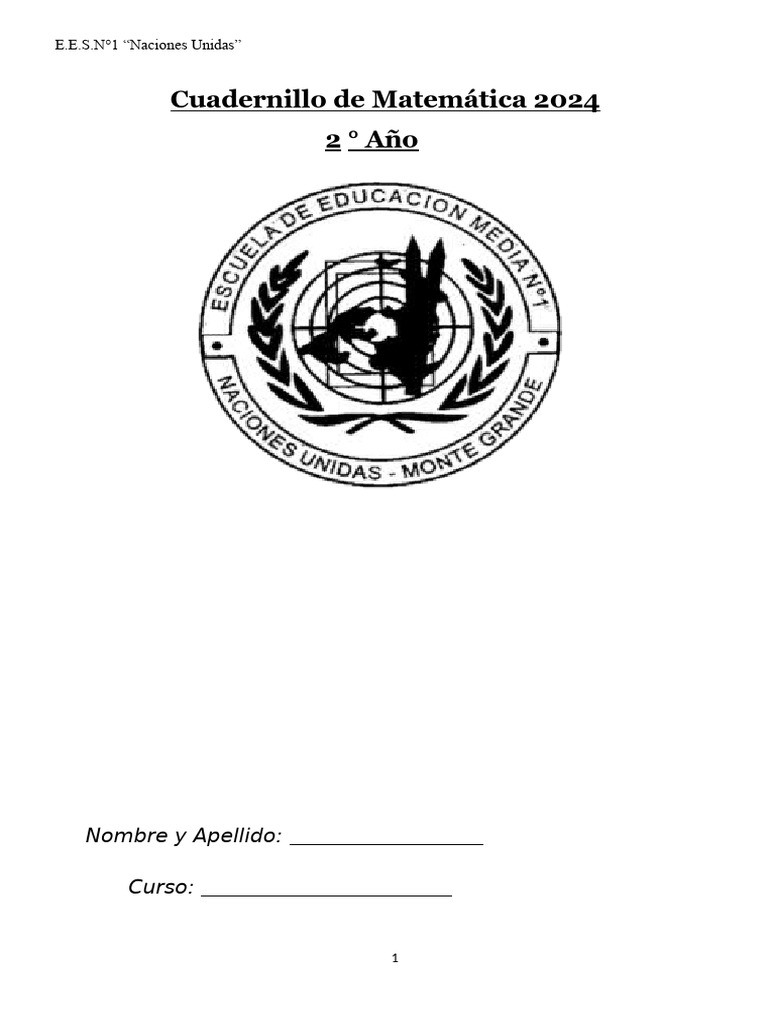 Cuadernillo 2do 2024 Final | PDF | Números | Ángulo