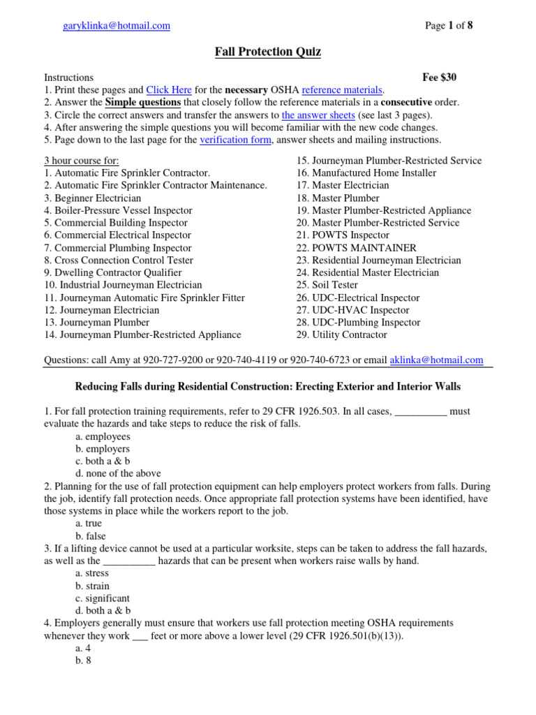 Fall Protection Download Free Pdf Safety