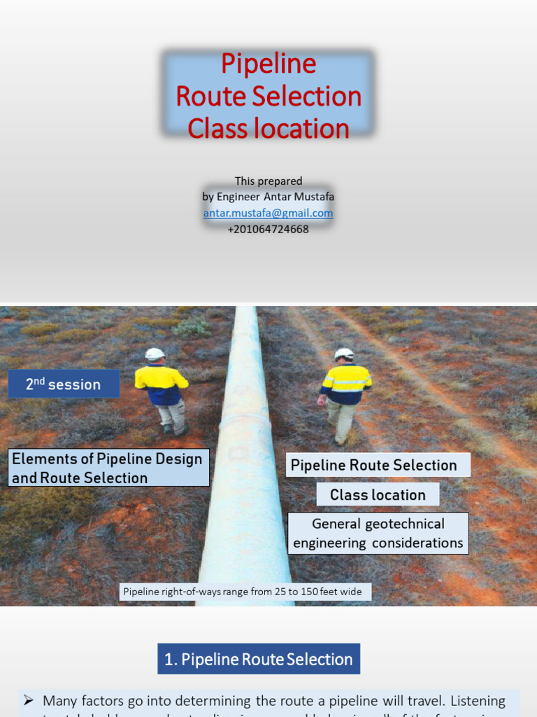 Piping and Pipeline Training Course 2nd Session2 1711090677 | PDF ...