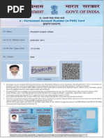 ePAN Card Sample and Verification Details | PDF