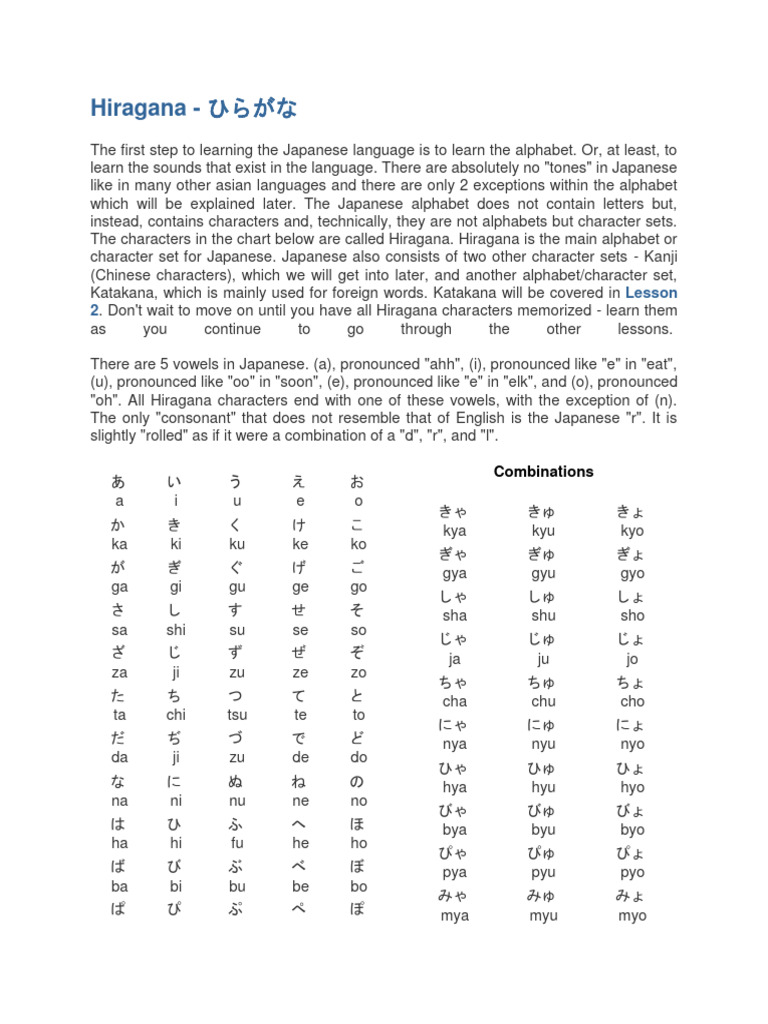 Learn Japanese | PDF