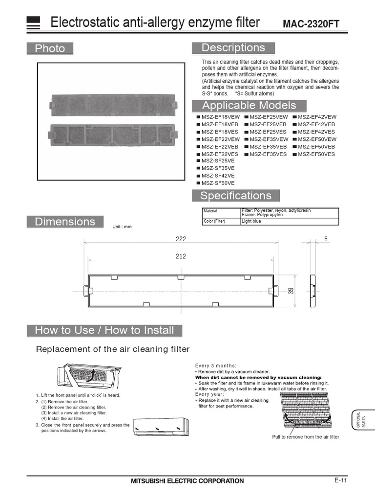 Mitsubishi Electric Mac-2320ft Eng | PDF | Physical Chemistry ...