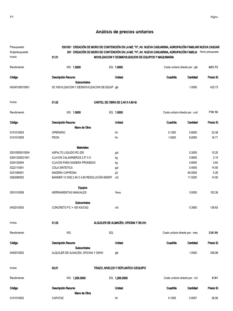 acu | PDF | Hormigón | Ingeniero civil