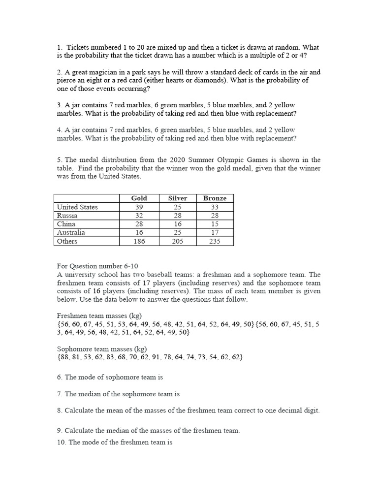 Problem Set Chapter 1,2 and 4 | PDF | Significant Figures | Normal Distribution