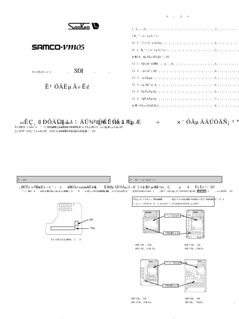 Sanken Samco Vm05 Manual | PDF