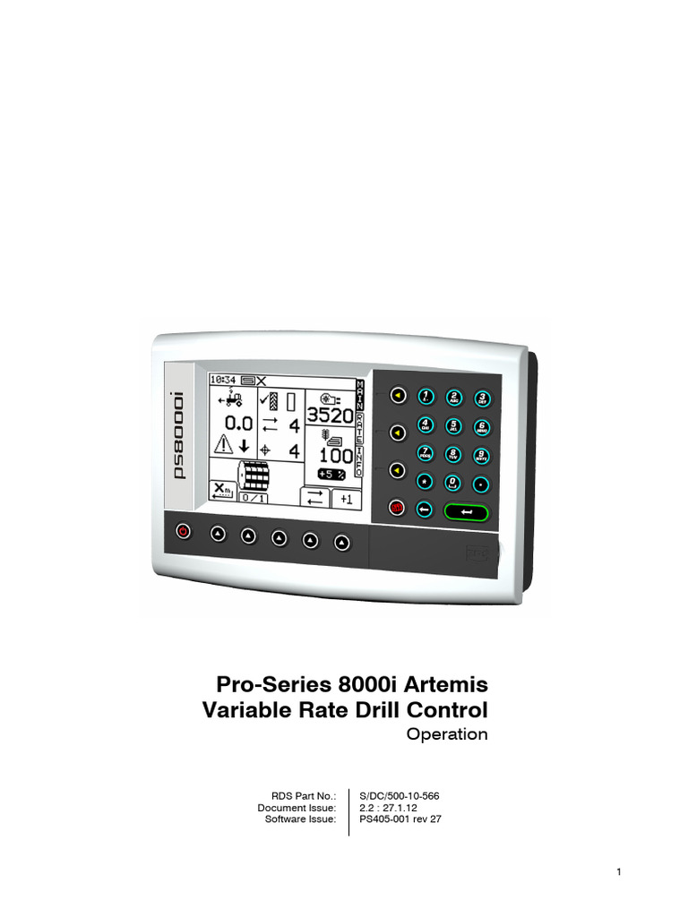 UK566220 - Pro-Series 8000i Artemis - Operation | PDF | Calibration | Simulation