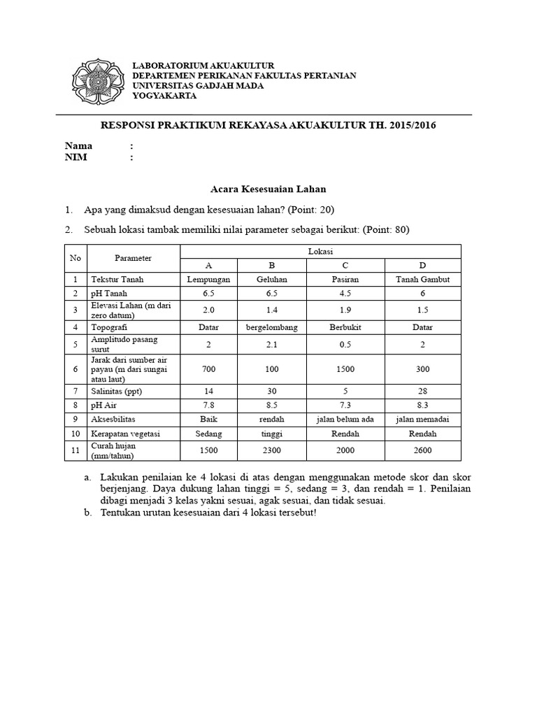 Soal Responsi 2016 | PDF