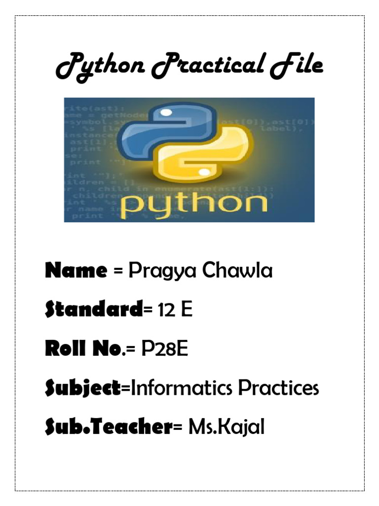 Pragya File Pdf Python Programming Language Computer Programming 