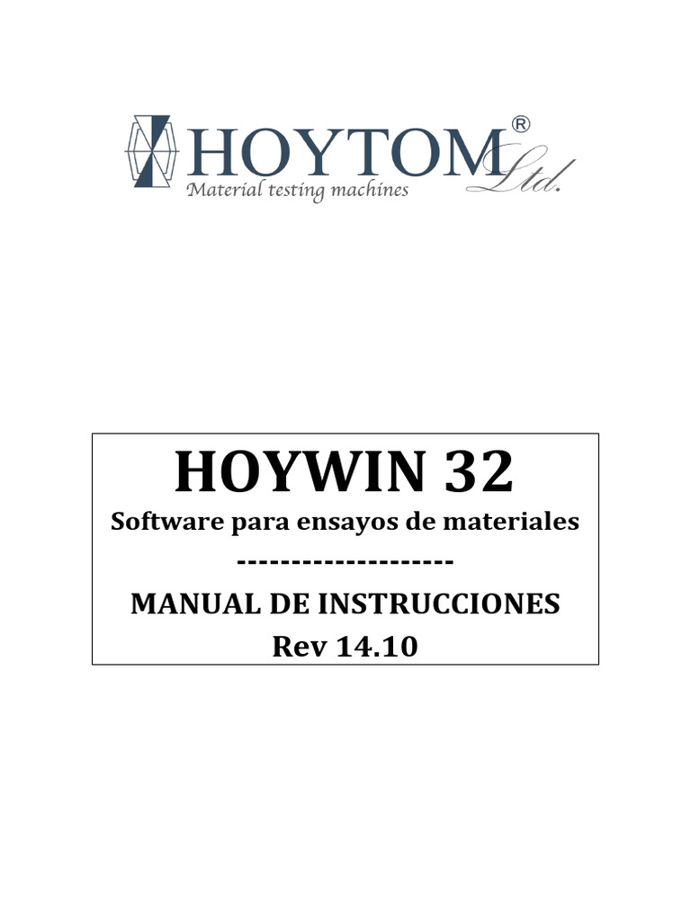 Hoywin 32 RS (30-11-2015) Hoytom | PDF | Software | Informática