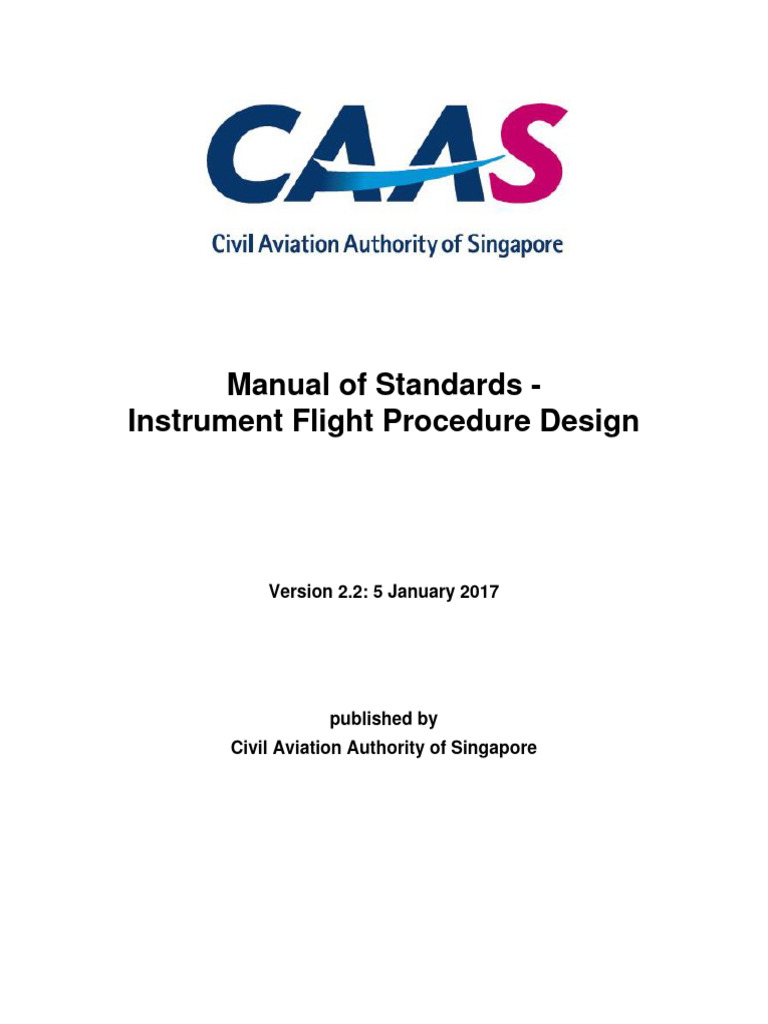 Manual of Standards - Instrument Flight Procedure Design: Version 2.2: 5 January 2017 | PDF ...