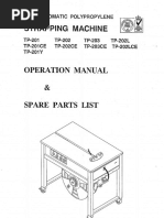 Strapex STB 71/73/75 Operating Manual | PDF
