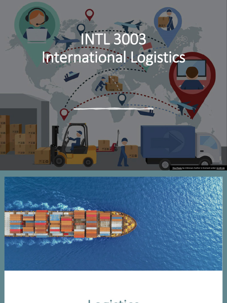 INTL 3003 Module 3 Logistics V1 | PDF | Logistics | Warehouse