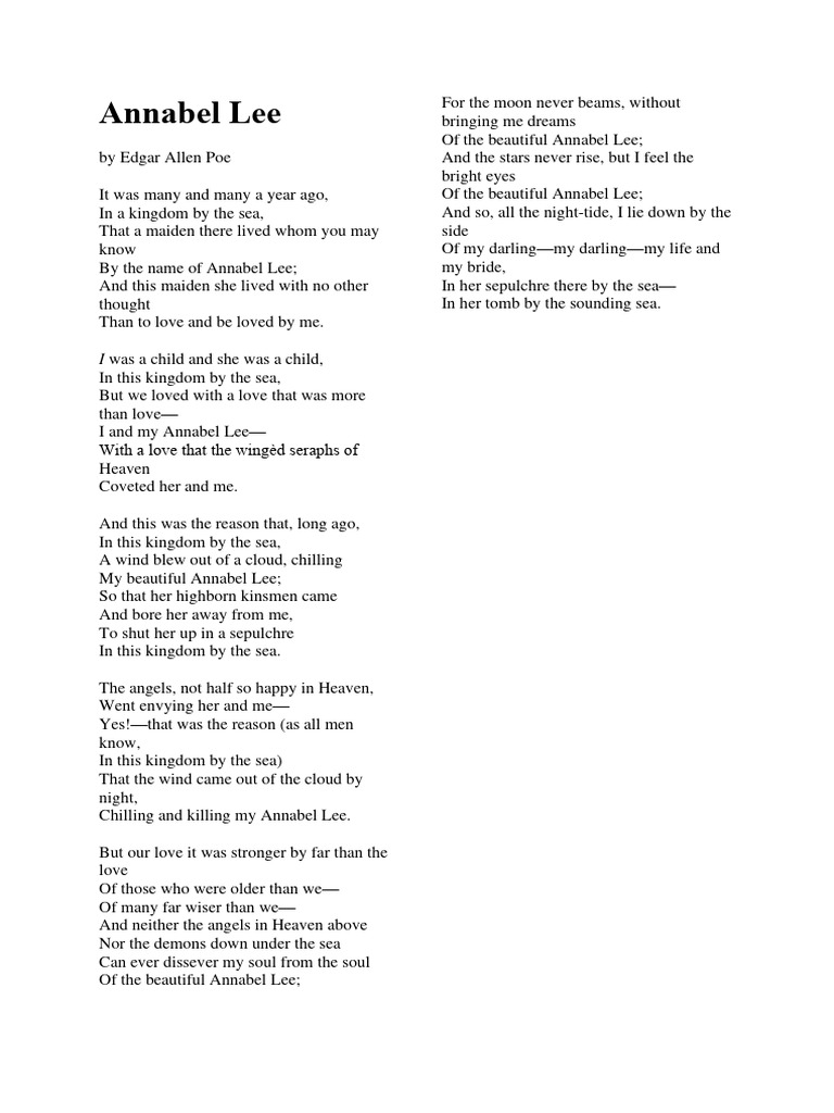 Annabel Lee | PDF