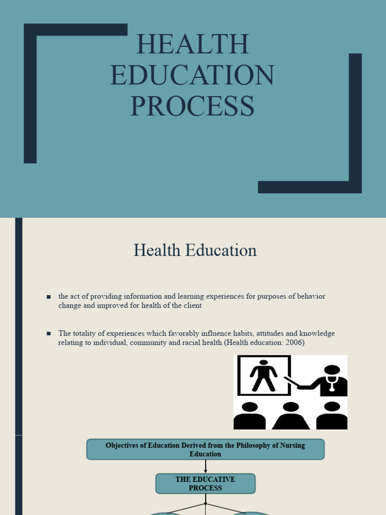 2 Health Education Process | PDF