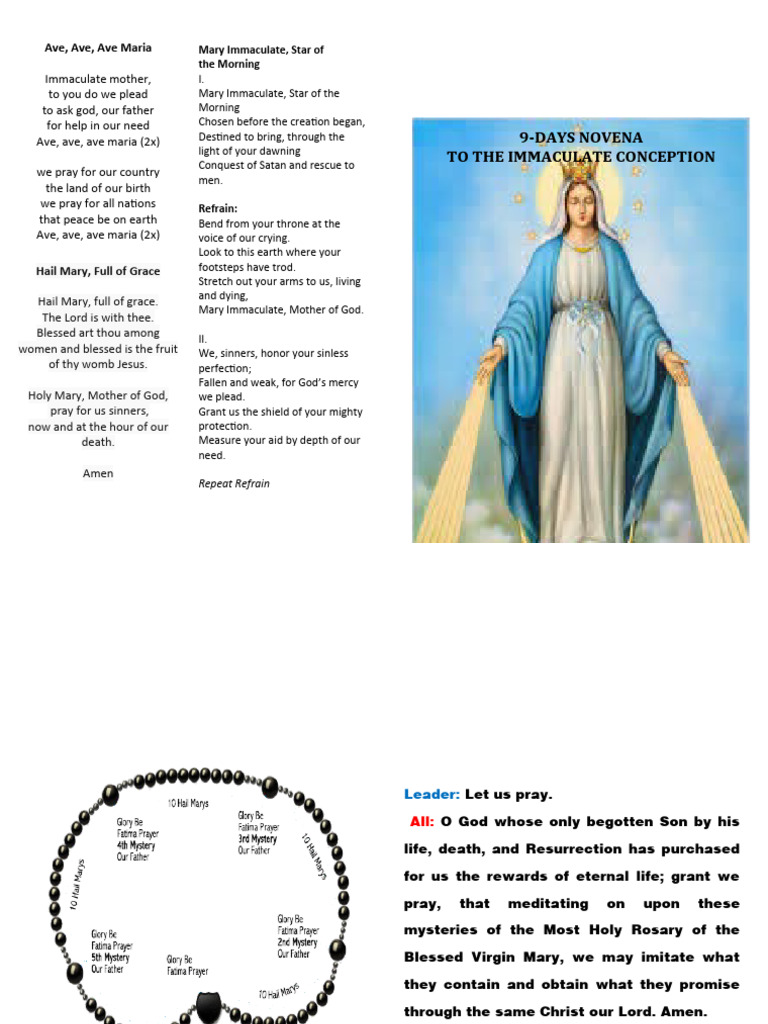 Holy-Rosary BOOKLET A4 | PDF | Mary, Mother Of Jesus | God The Father