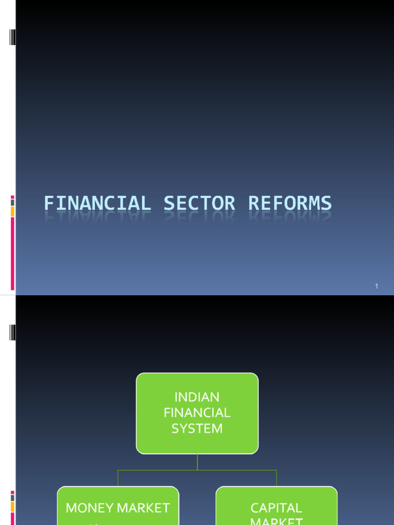 Financial Sector Reforms | PDF | Securities (Finance) | Banks