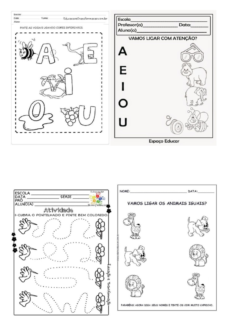 Atividade Da Creche | PDF