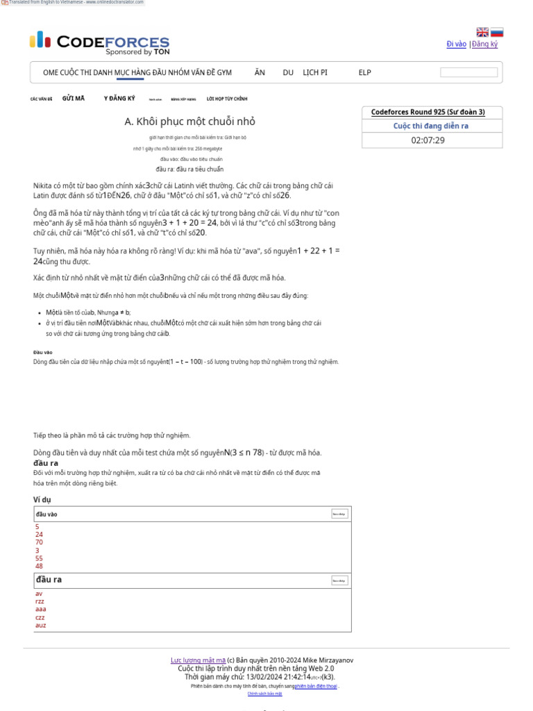 A. Khôi phục một chuỗi nhỏ: ĂN DU ELP | PDF