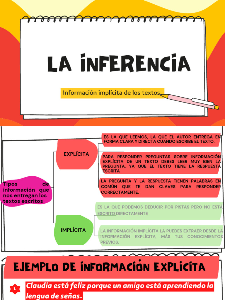 Información Explícita e Implícita en Textos | PDF