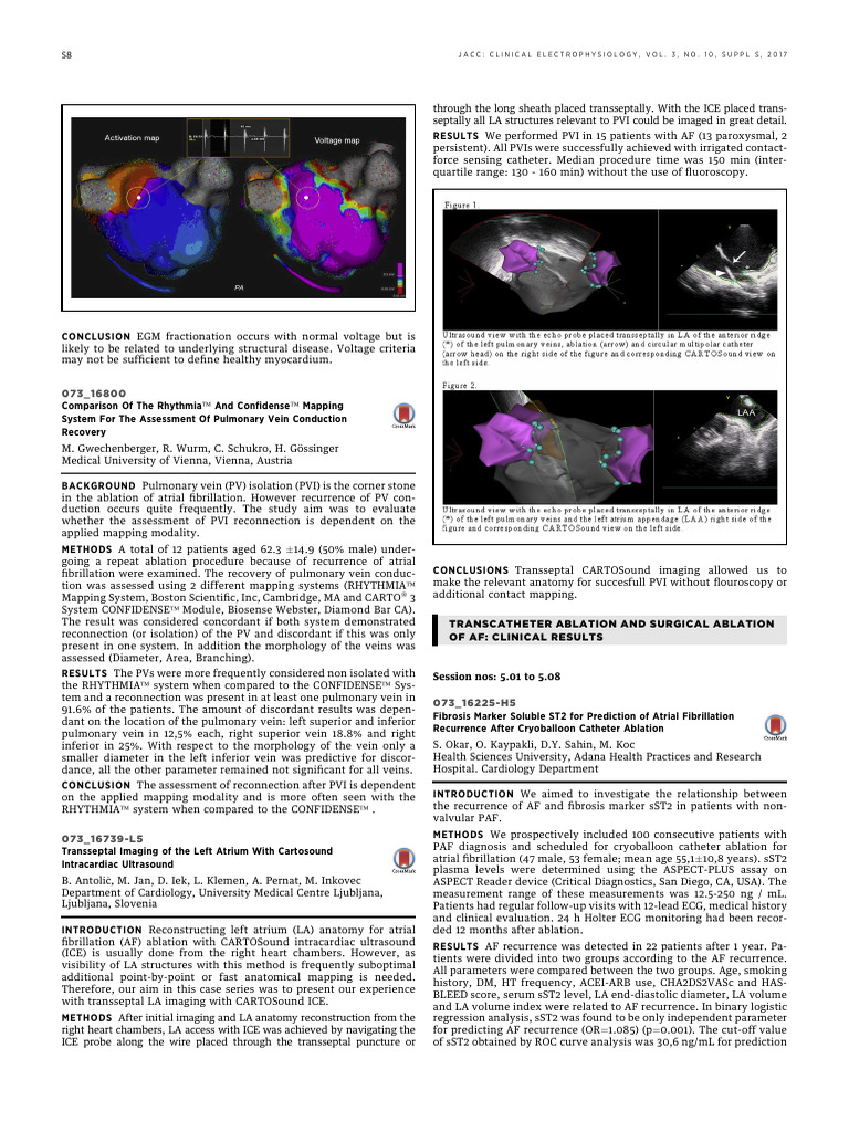 Antolič Et Al 2017 073 16739 l5 Transseptal Imaging of The Left Atrium ...