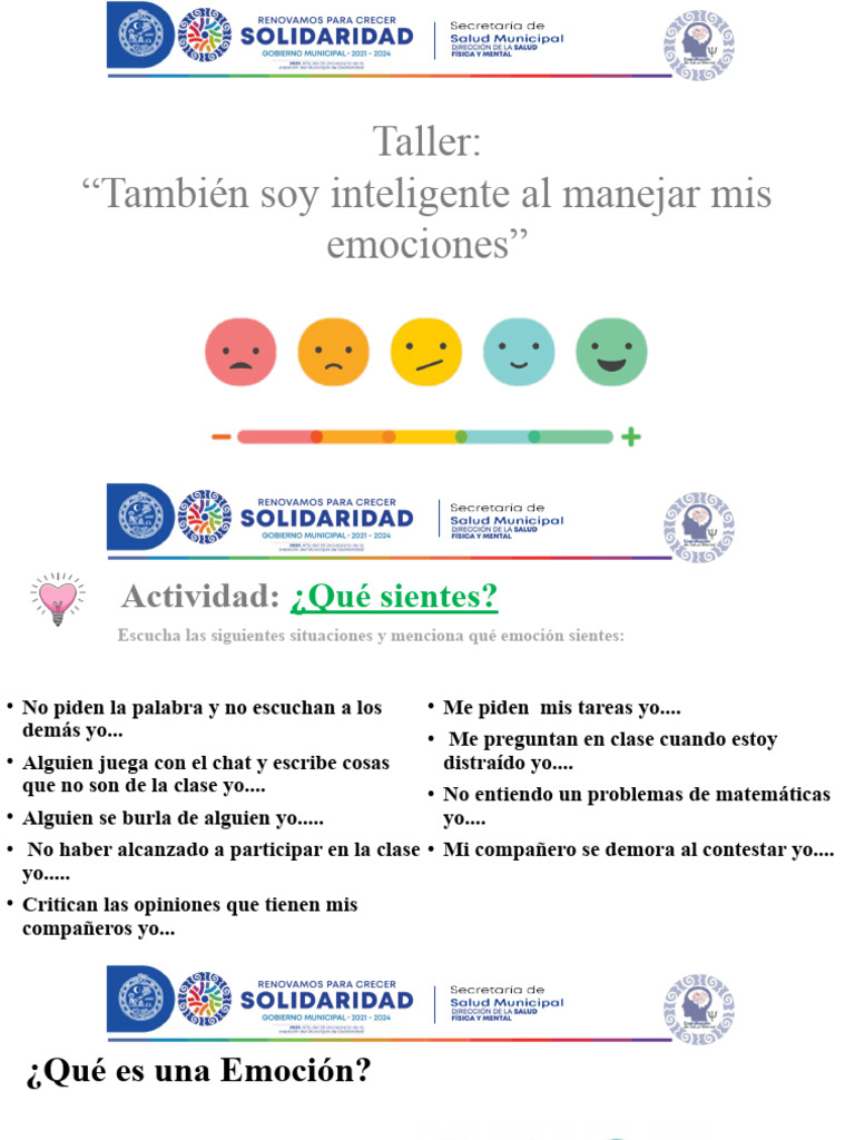 Emociones Manejo De Las Pdf Las Emociones Aprendizaje