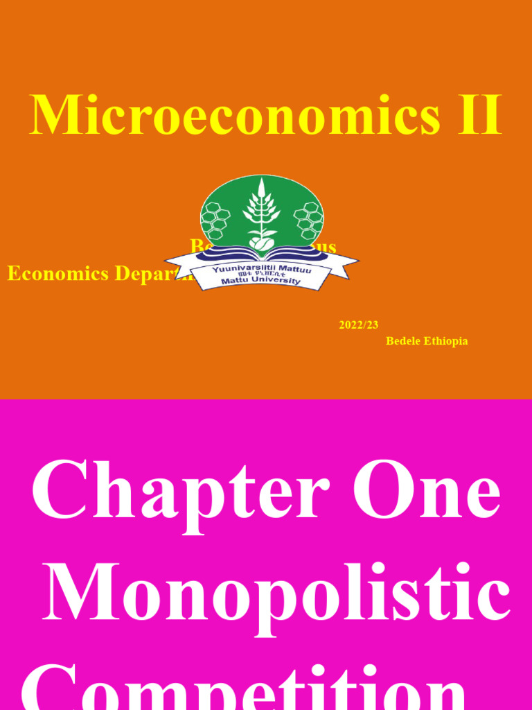 Microeconomics II | PDF | Monopoly | Profit (Economics)