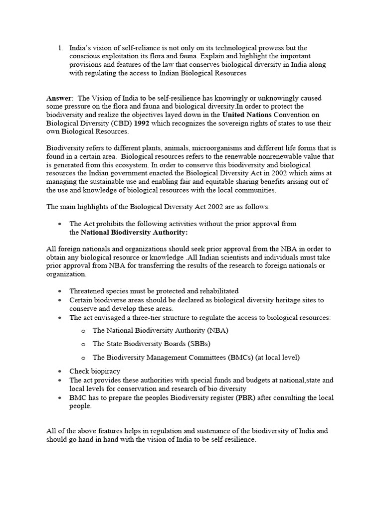 Business Law Answer | PDF | Biodiversity | Legal Remedy