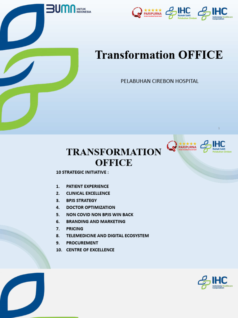 Transformations Office | PDF | Health Care | Medicine