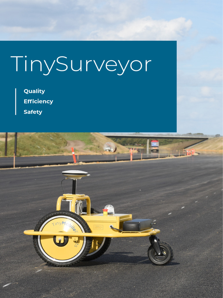 TinyMobileRobots TinySurveyor Flyer | PDF | Road | Surveying