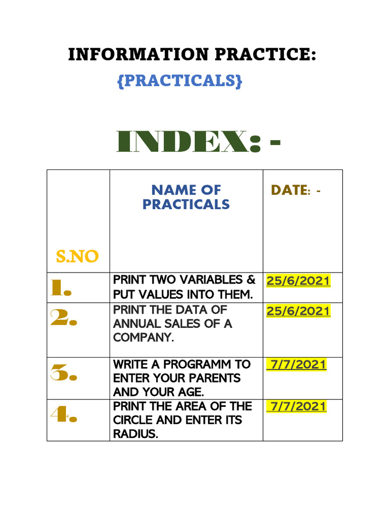 Ip Practicals - Copy1 | PDF | Control Flow | Computer Engineering