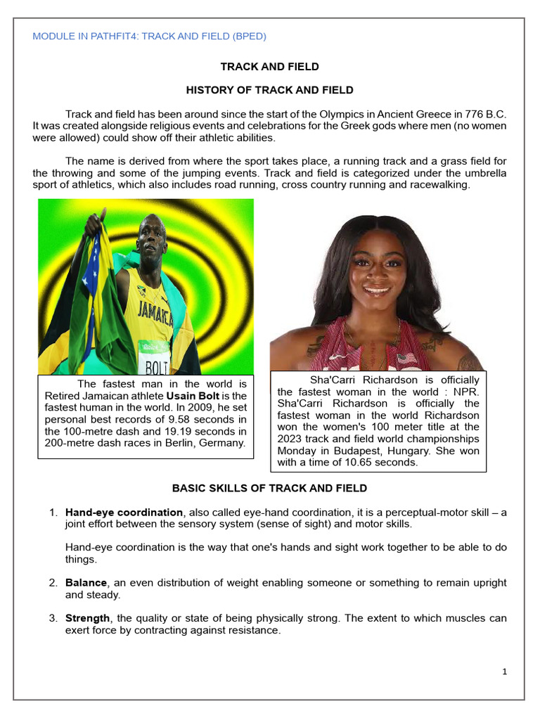 Track and Field Relay Race | PDF